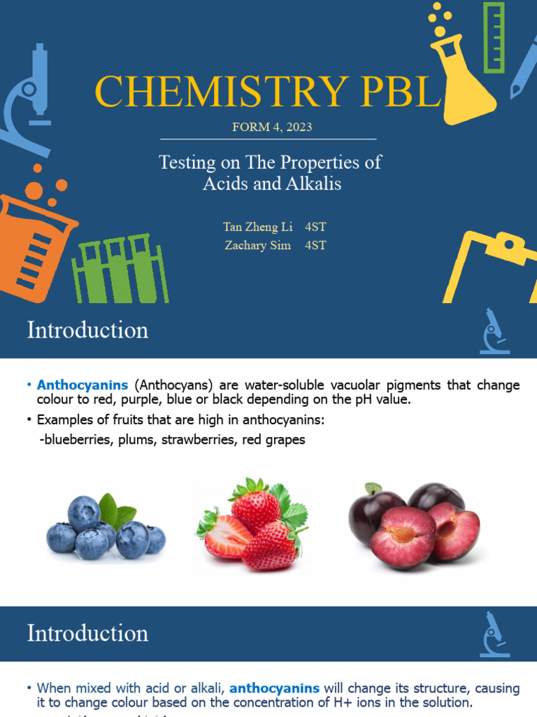 Chemistry PBL | PDF | Ph | Acid