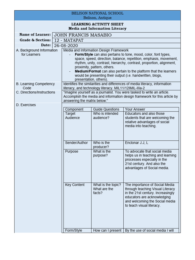 Article | Download Free PDF | Information | Literacy