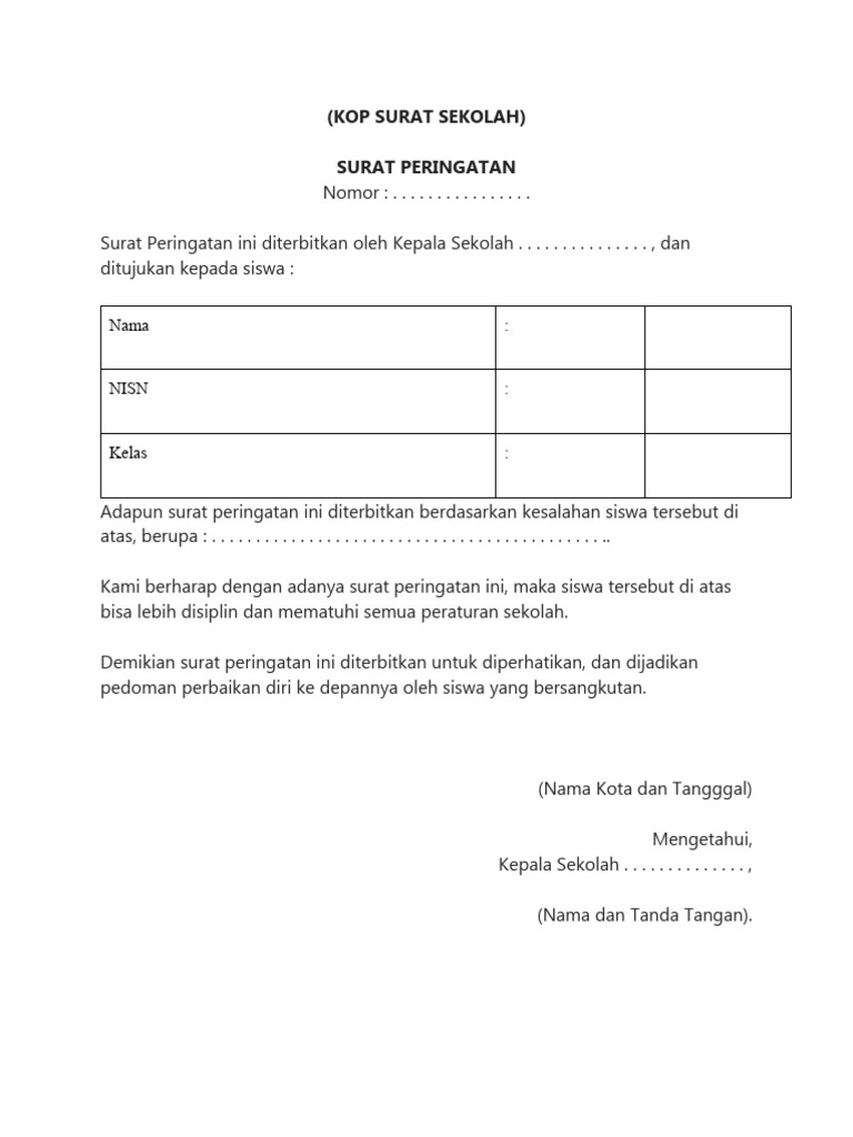Contoh SP | PDF