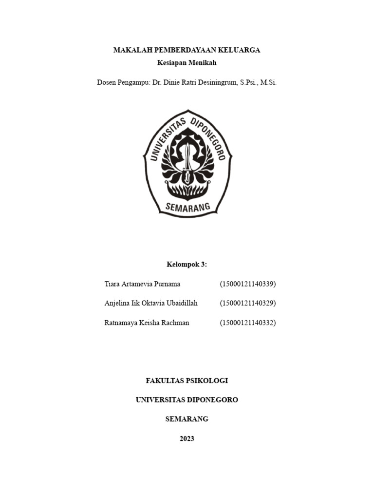 Kesiapan Menikah | PDF