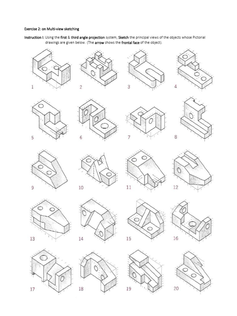 Chapter 1. Introduction To Engineering Drawing | PDF