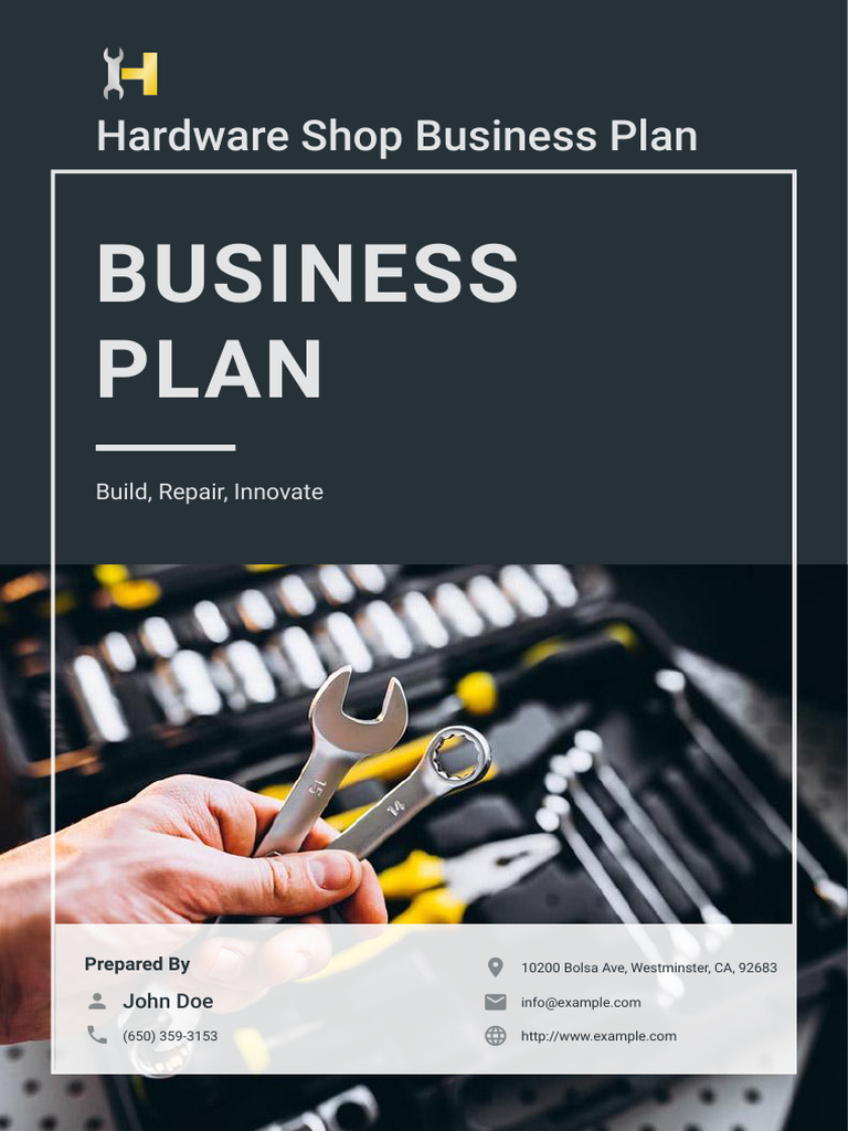 Hardware Shop Business Plan | Download Free PDF | Retail | Marketing
