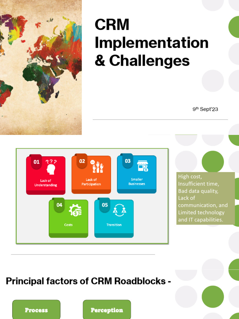 Notes On CRM Implementation Challenges | PDF | Customer Relationship ...