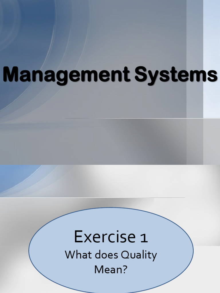 Quality Management System and Auditing | PDF | Audit | System