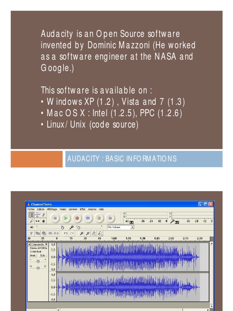 Audacity Presentation | PDF