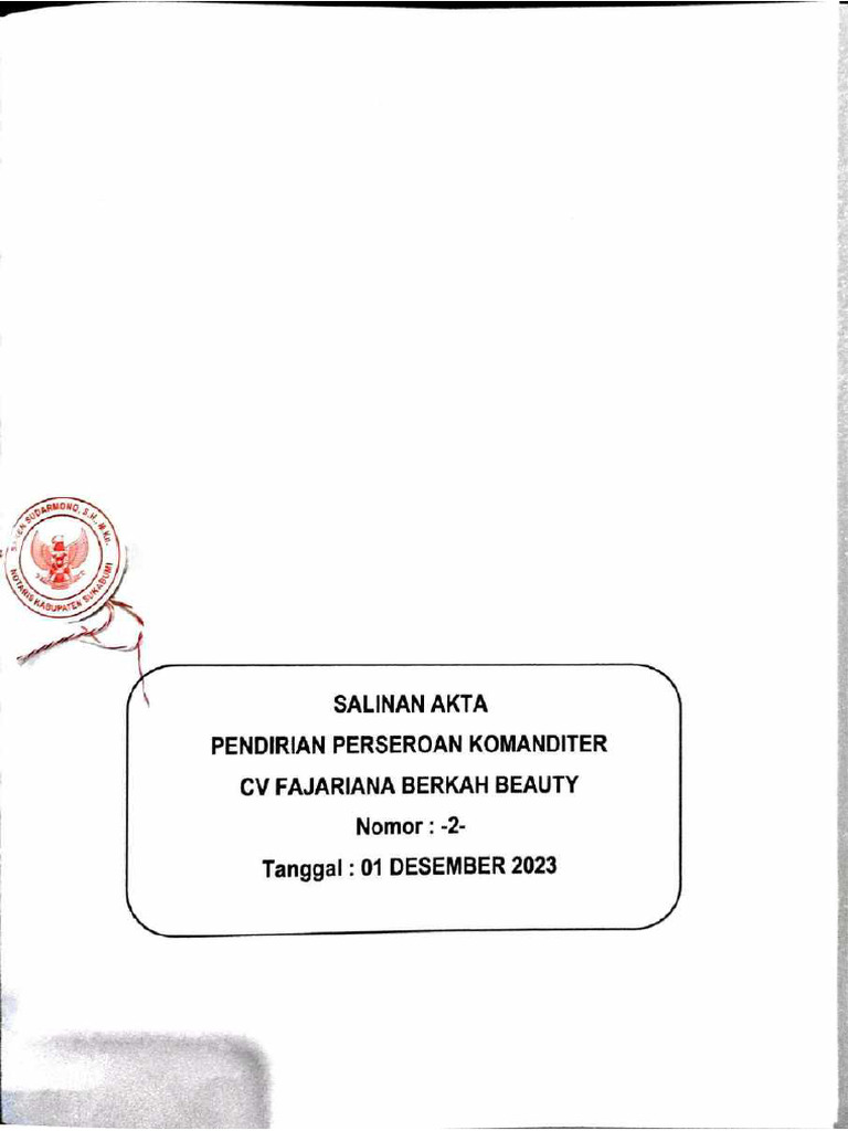 Akta Fajar Compressed-Dikompresi | PDF