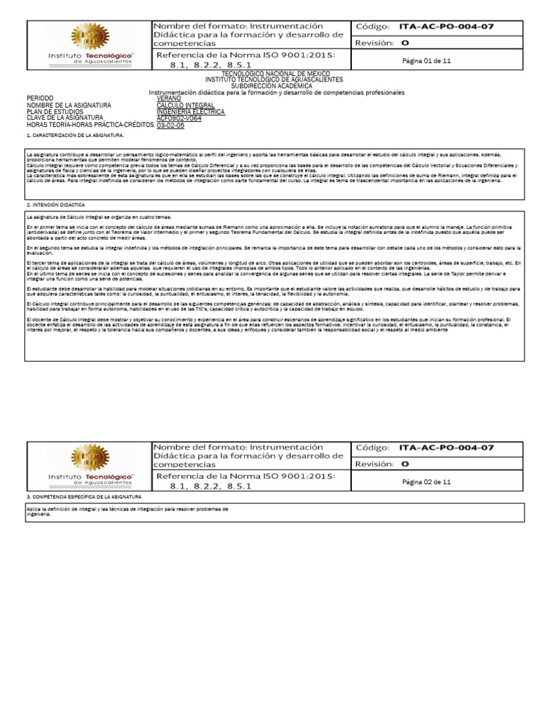 Instru Calc Inte | PDF