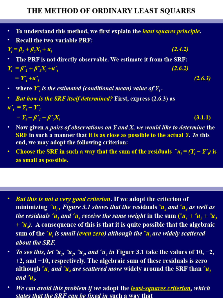 Simple Regression | PDF | Errors And Residuals | Ordinary Least Squares