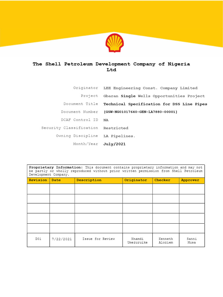 GSW-NG01017640-GEN-LA7880-00001 - Technical Specifications For DSS Line ...