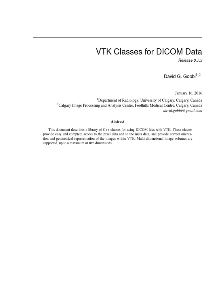 Vtk Dicom Pdf 