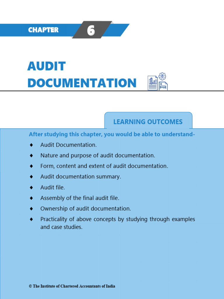 Importance and Purpose of Audit Documentation | PDF | Audit | Auditor's ...