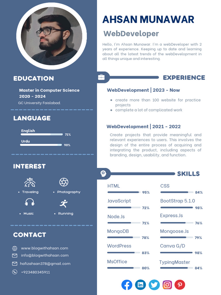 Resume Ahsan | PDF