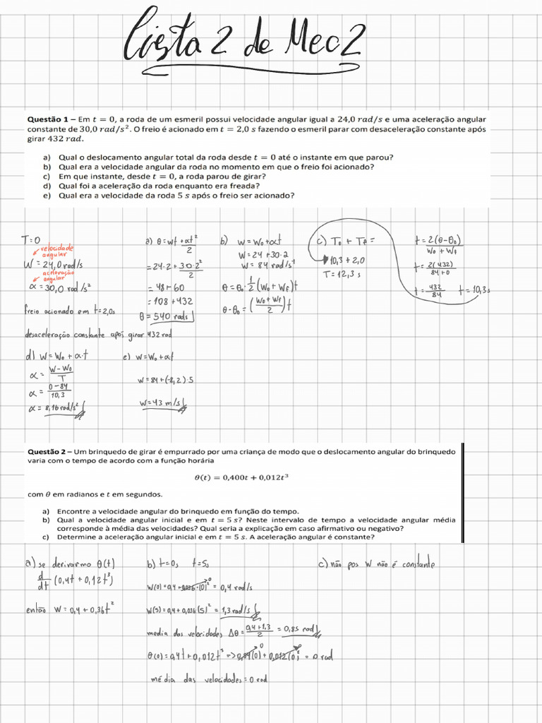 lista2 de Mec 2_231109_235830 | PDF