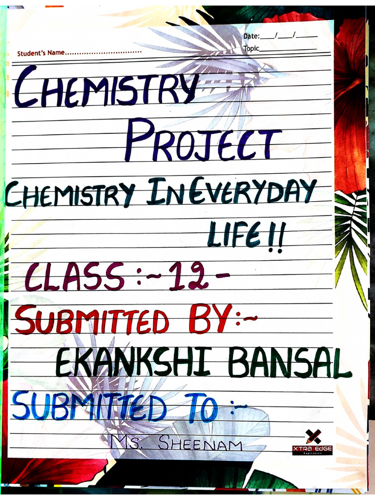 Chemistry Investigatory Project | PDF