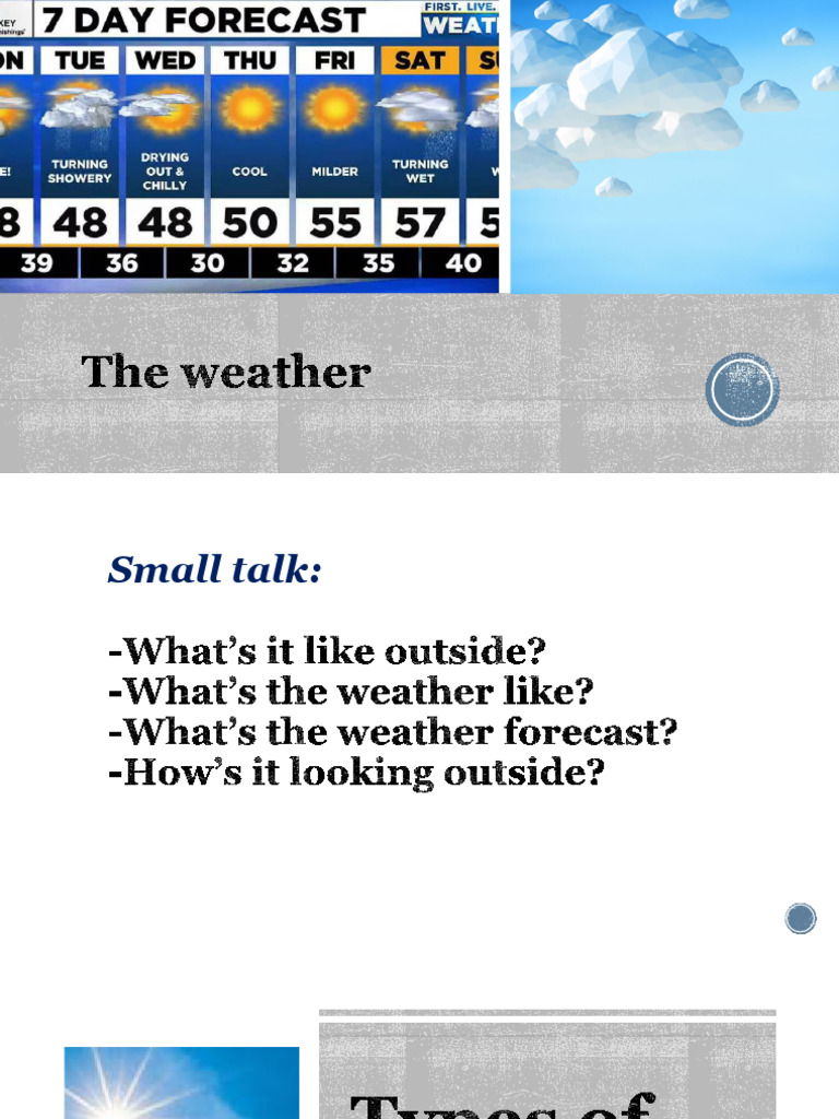 The Weather | PDF