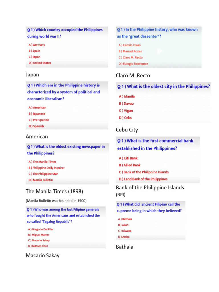 KASAYSAYAN NG PILIPINAS | PDF