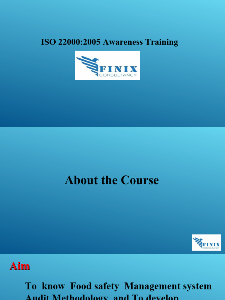 FSMS Awareness | Download Free PDF | Hazard Analysis And Critical ...