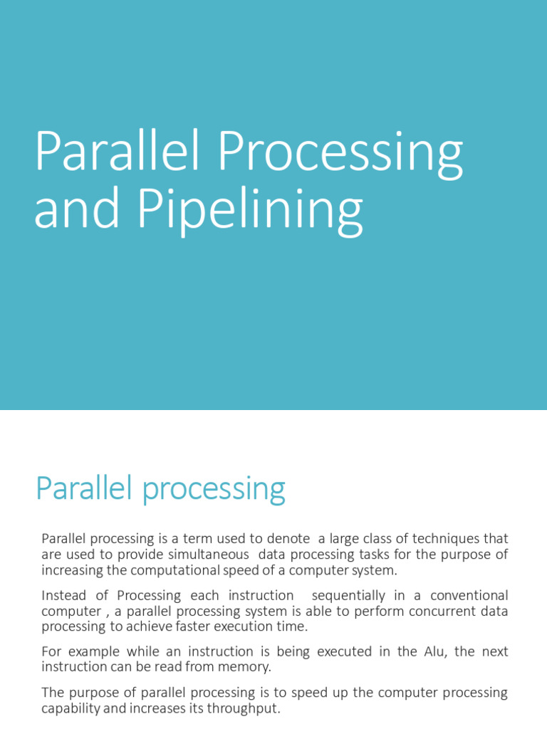 Parallel Processing Insights | PDF | Parallel Computing | Central Processing Unit