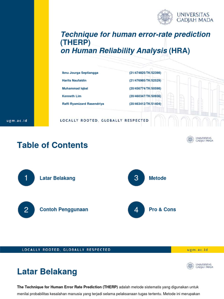 THERP | PDF