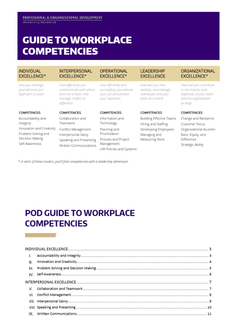 Competency Guide | PDF