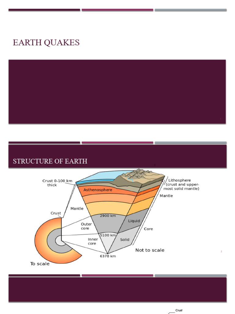 Lecture 10 Earth Quakes | PDF