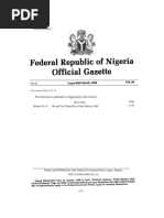 Nigeria Export Processing Zones Act | PDF | Customs | License