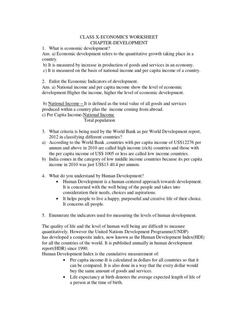 Development | PDF | Human Development Index | Economic Development