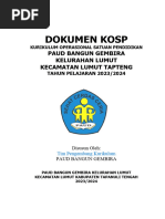 Dokumen KOSP PAUD | PDF