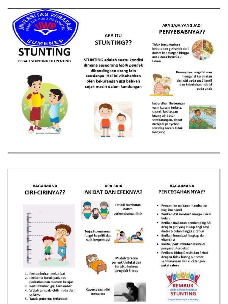 Leaflet Stunting UWR | PDF