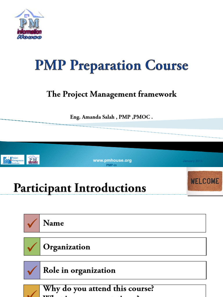 PMP Framework | PDF