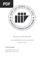 Physics in Daily Life | PDF