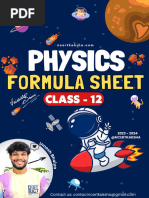 Ncert Kaksha Formula Sheets Chemistry Class 11th | PDF | Gases | Mole ...