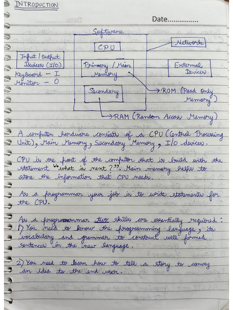 Ge Sem 1 Notes Pdf