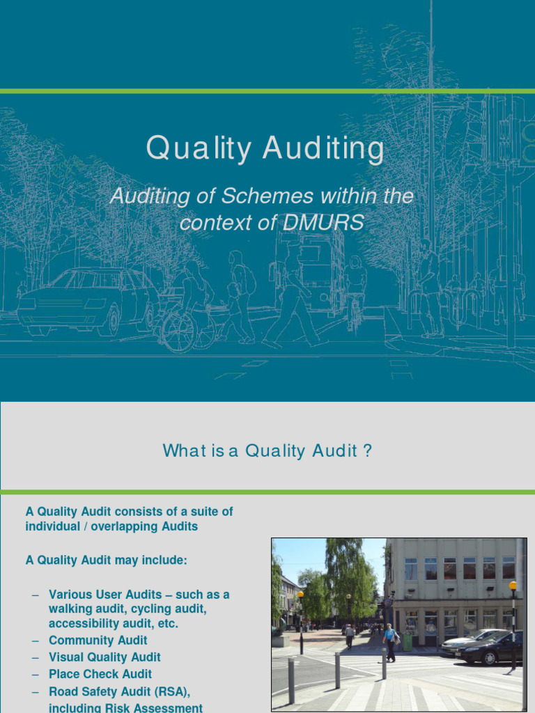 Quality Auditing - Derek Taylor (SDCC) | PDF | Audit | Risk