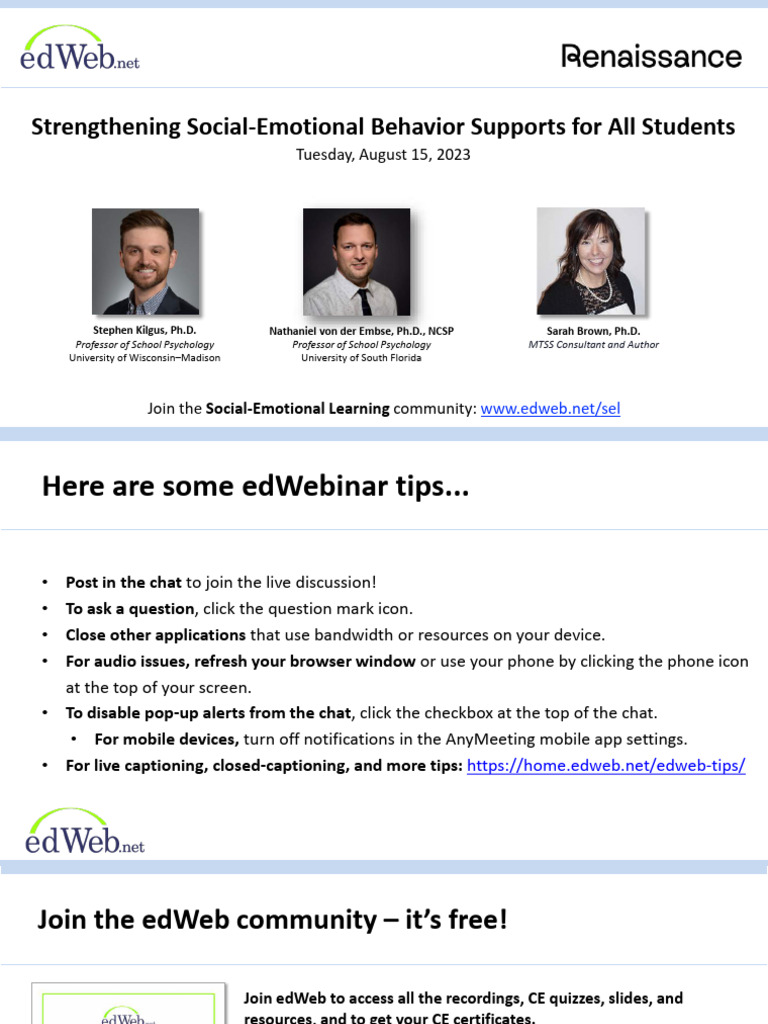 Social-Emotional Behavior Supports in Schools | PDF | School Psychology ...