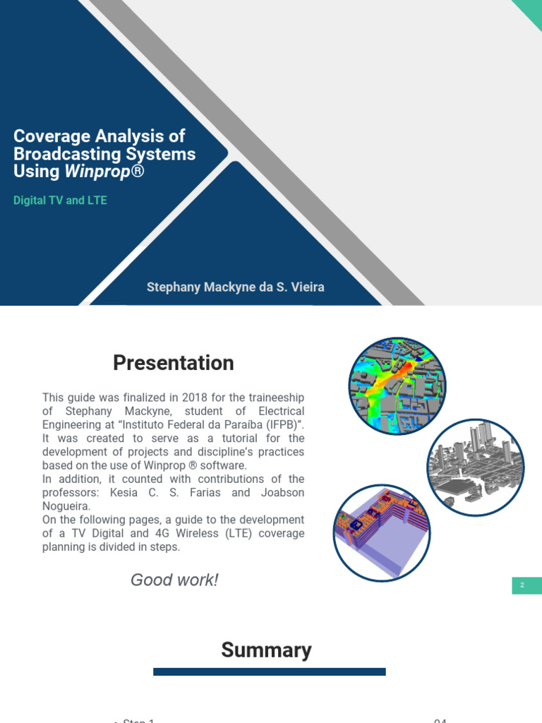 Coverage Analysis of Broadcasting Systems Using Winprop® | PDF | 4 G ...