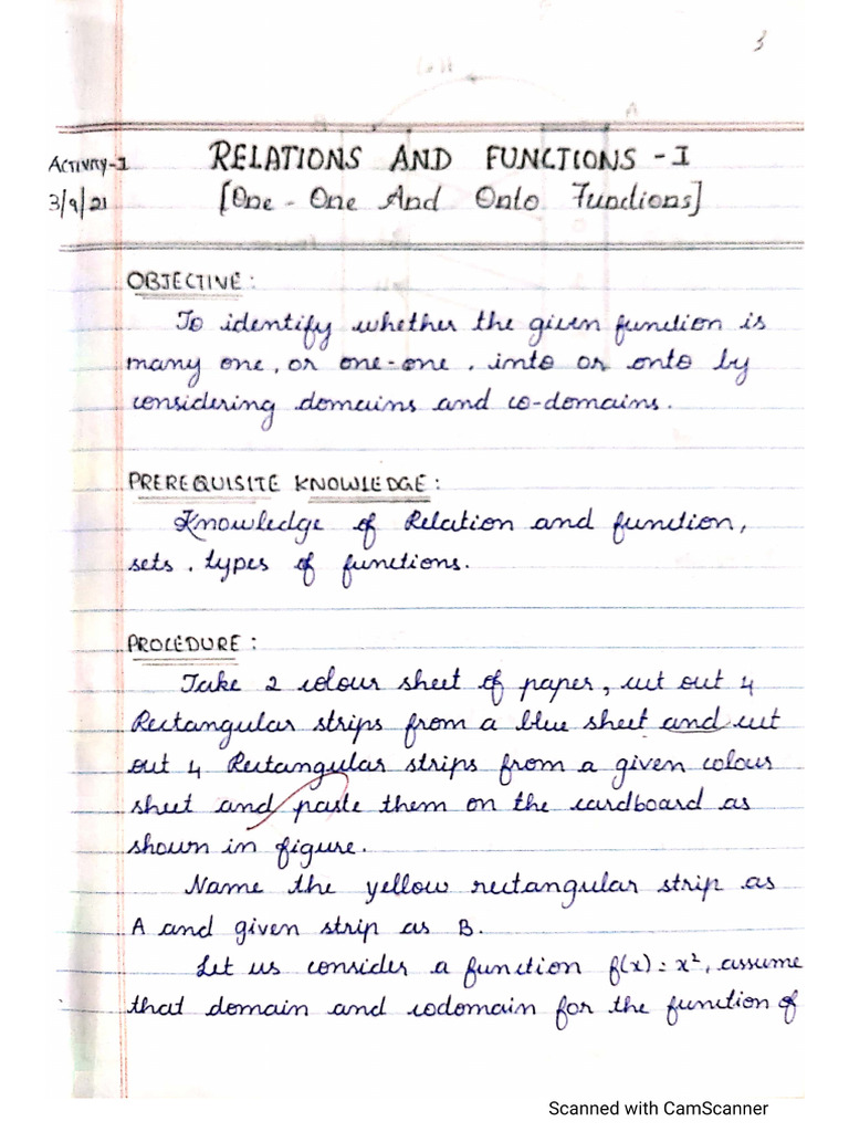 Record Note Maths | PDF