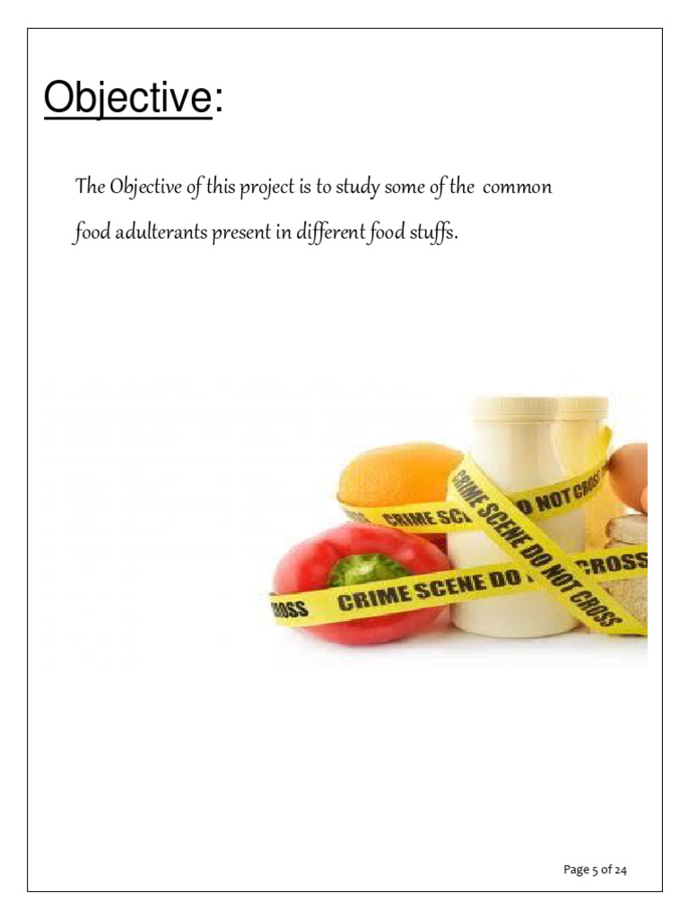 Detecting Food Adulterants Guide | PDF | Food And Drug Administration ...