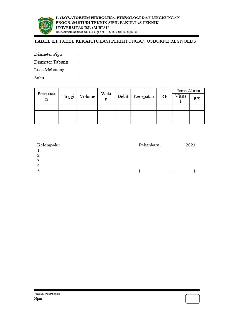 Tabel Rekapitulasi | PDF