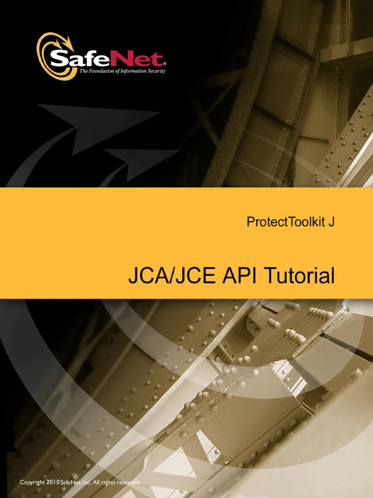 008399-003 PTKJ Jca Jce Api Tutorial Rev B | PDF | Encryption | Key (Cryptography)