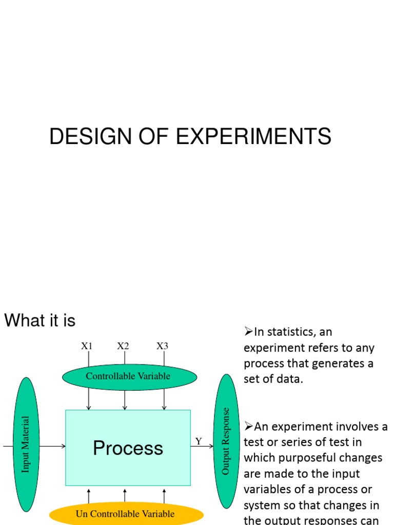 5 DOE Steps Guideline | PDF | Experiment | Analysis Of Variance