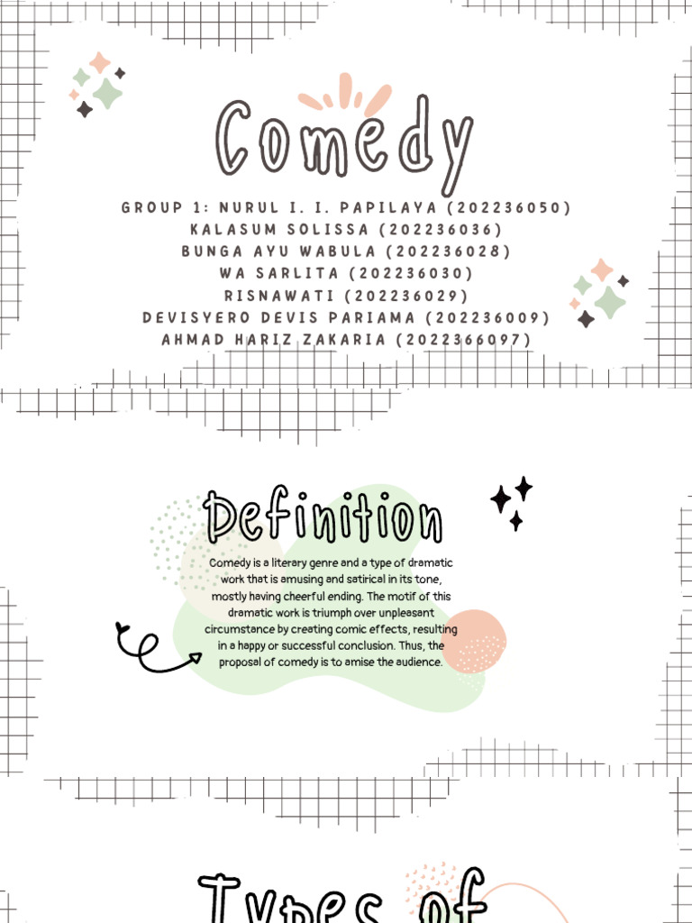 Comedy Presentation | PDF