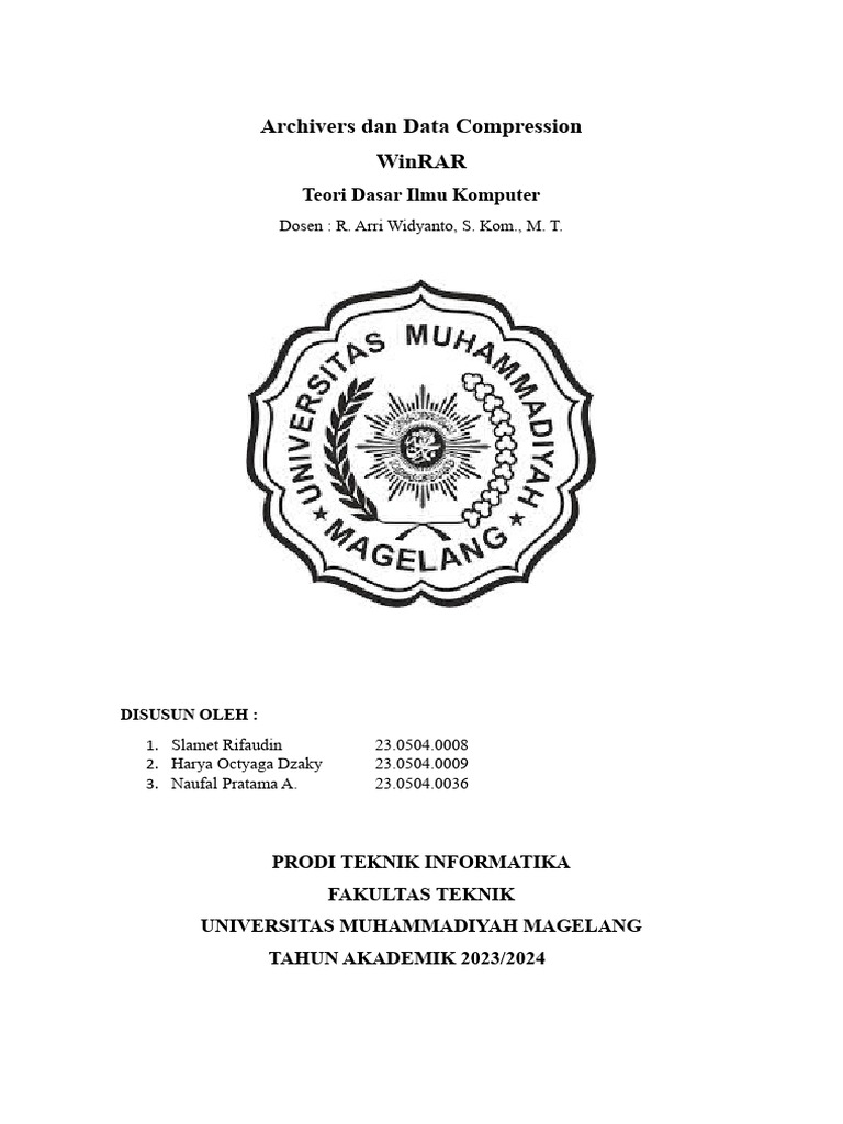Archivers Data and Compression WinRAR | PDF | Computers
