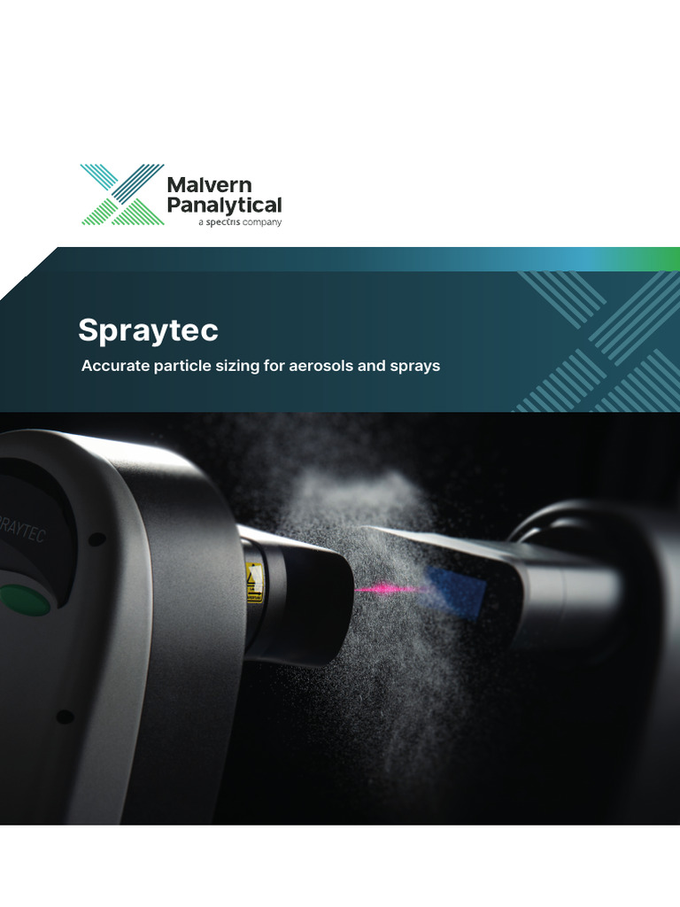 Malvern Panalytical Spraytec Brochure Pn13025 Tcm50-101717 | PDF ...