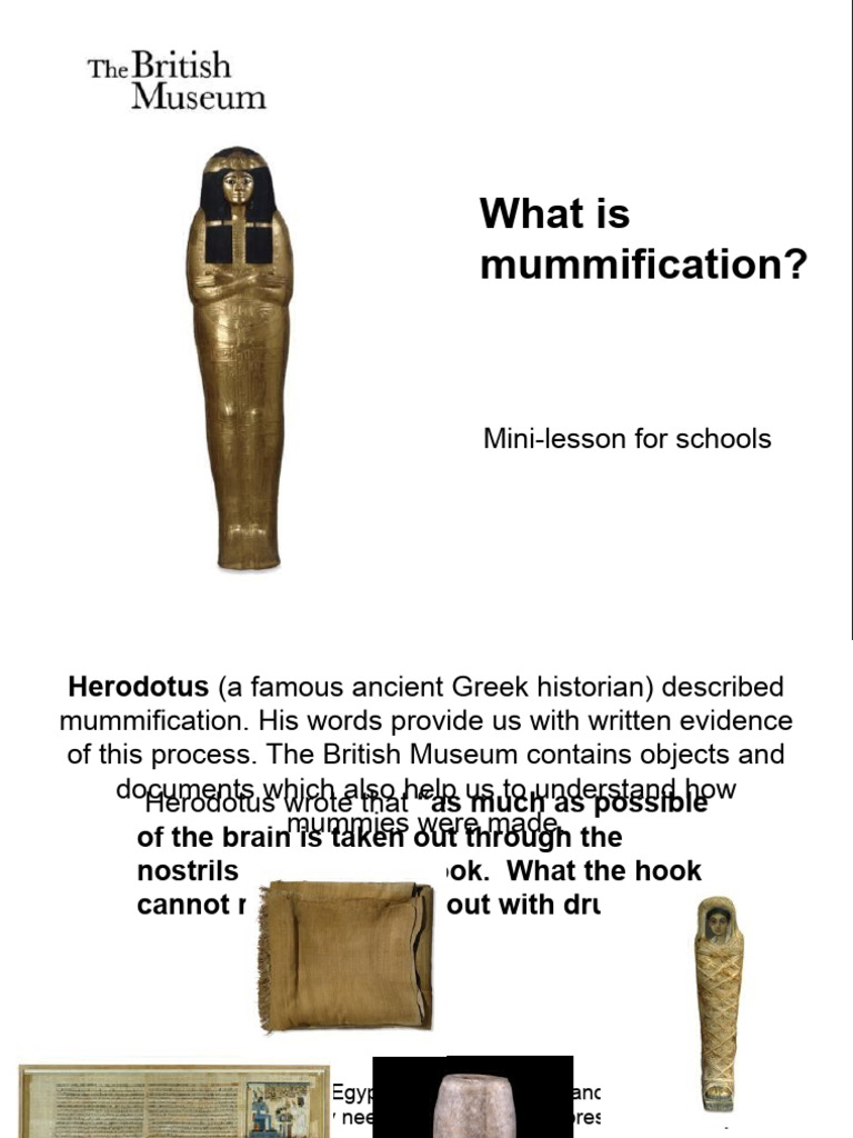 What Is Mummification Powerpoint 2023 | PDF | Mummy | Ancient Egypt