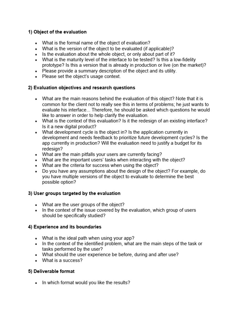 Sample Questions For The Interview Guide Module 2 | PDF