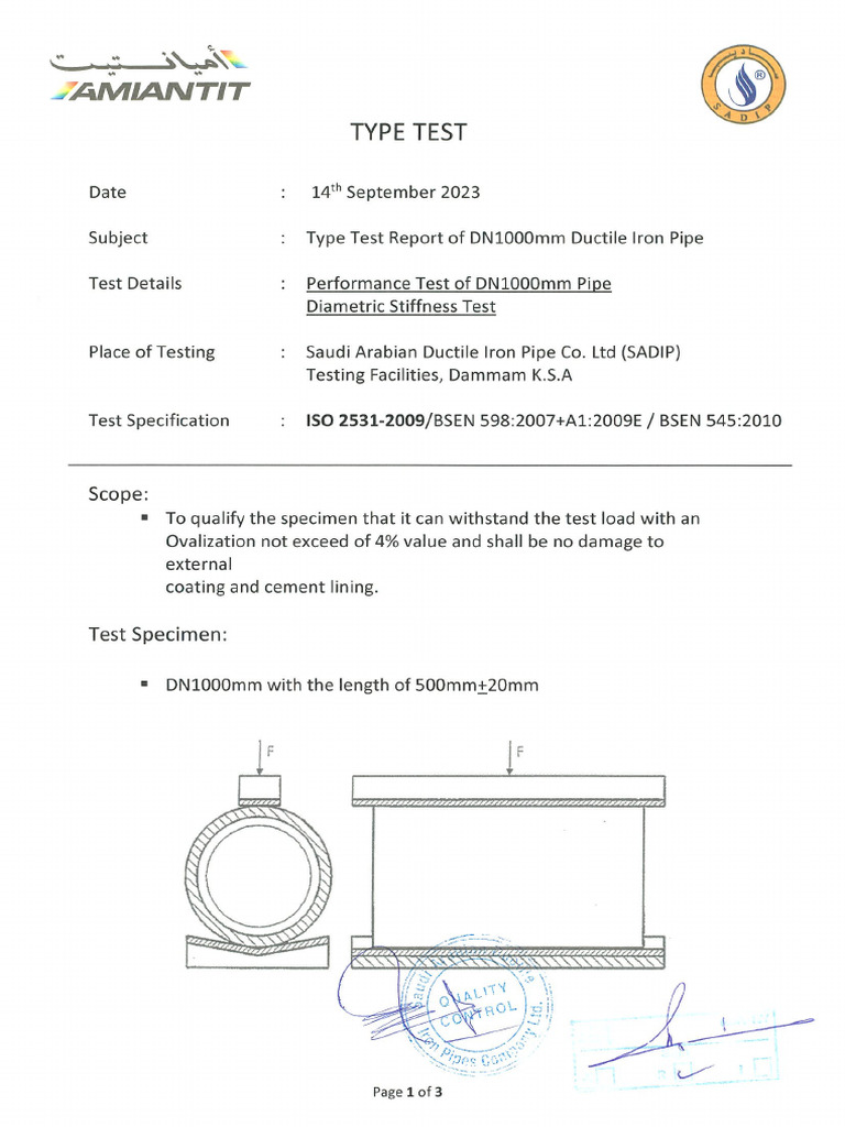 Ring Bending Test | PDF