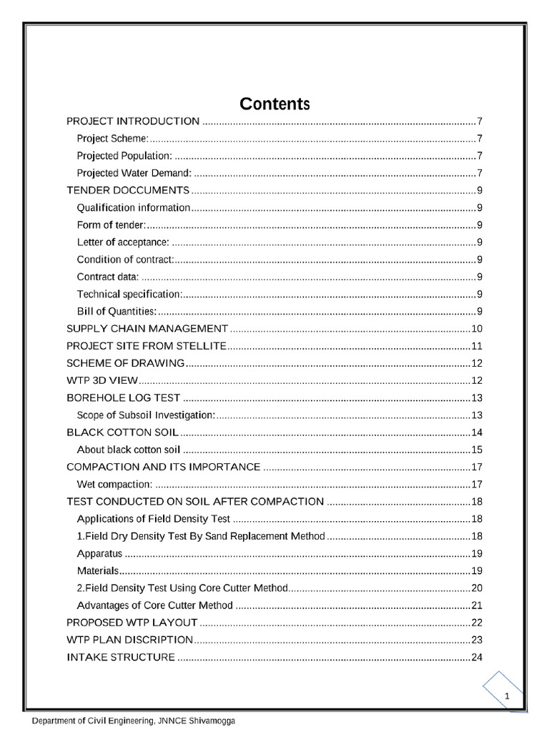 Report On Dharwad Rws Site | PDF