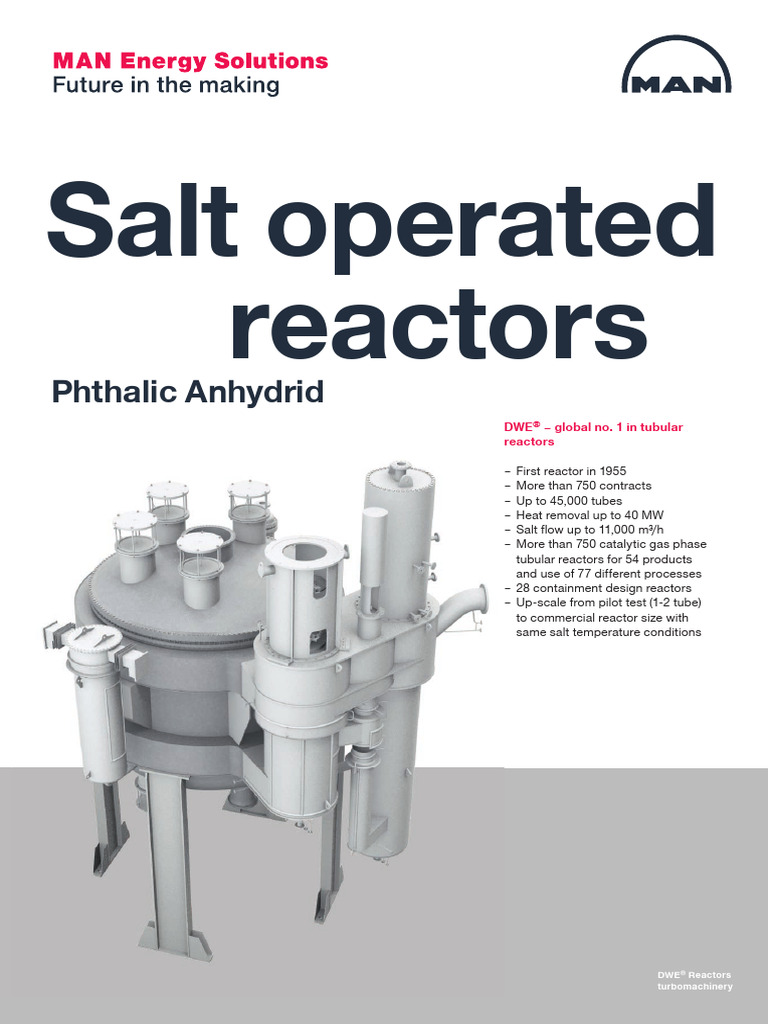 MAN Solutions Salt-Operated-Reactors - Phthalic-Anhydride (Good) | PDF ...