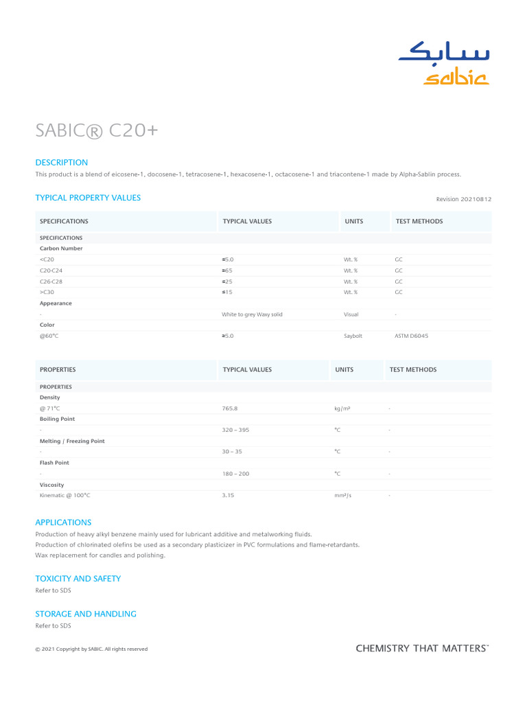 SABIC® C20+_Global_Technical_Data_Sheet | PDF